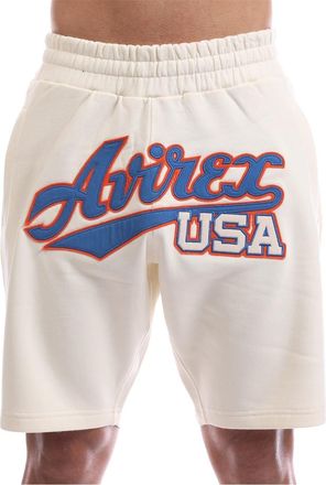 Avirex Haven Sweat-Shorts f&uuml;r Herren (Ecru)
