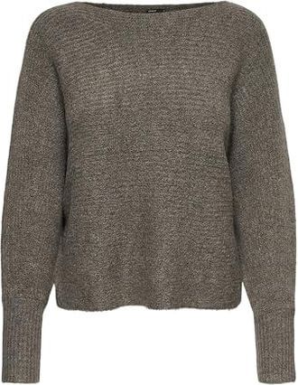 Only Only Femme Onldaniella L/S Pullover KNT Noos, Major Brown, XL EU