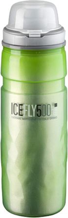Elite ECS ELITEGROUP Elite Thermoflasche Ice Fly in Gr&uuml;n 500 ml isolierte Fahrradflasche Sporttrinkflasche