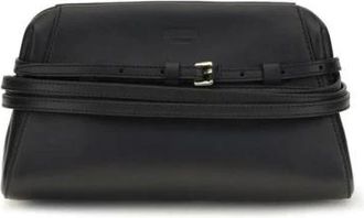 Moschino Clutch mit G&uuml;rteldetail - - Bags - Damen - Schwarzk - ONE SIZE