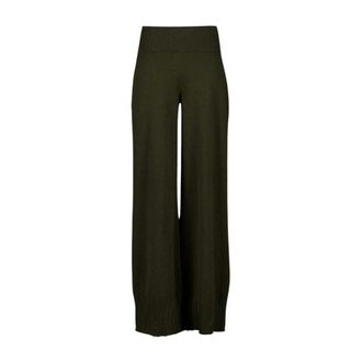 Stella McCartney Wide Hosen - - Trousers - Damen - Gr&uuml;n - S