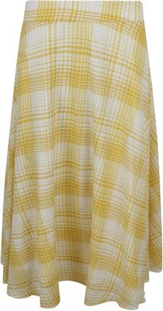 Mii Femme, Jupes, Jaune, Taille: 40 FR Corfu Midi Skirt