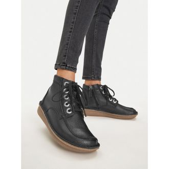 Clarks Schn&uuml;rschuhe Clarks Funny Cedar 261738844 Schwarz