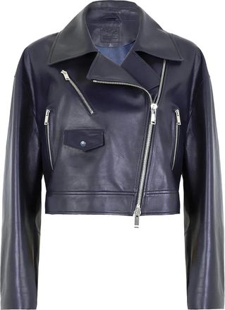 DESA 1972 Jacke aus Nappaleder - Blau