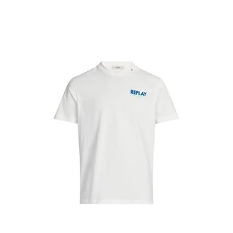 Replay T-shirt imprim&eacute; &agrave; col rond en coton