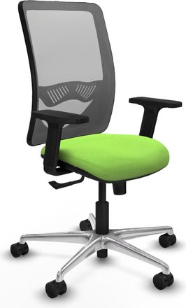 Piqueras y Crespo B&uuml;rostuhl Zulema mit 2D-Armlehnen, h&ouml;henverstellbare Lendenwirbelst&uuml;tze, ausgestattet mit 3 Positionen und Schneidschaum, mit Rollen von 65 mm Nylon, 