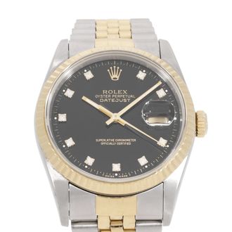 Rolex Uhren - Datejust - Gr. unisize - in Schwarz - f&uuml;r Damen