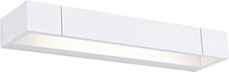 Paulmann 79515 LED Deckenleuchte Wandleuchte Lucille IP44 dimmbar Deckenlampe Wei&szlig; Wohnzimmerlampe Alu