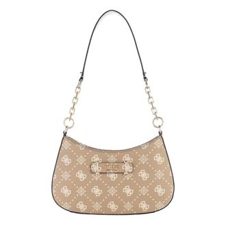Guess Femme, Sacs, Brun, Taille: ONE Size Sac port&eacute; &eacute;paule Carrie Logo