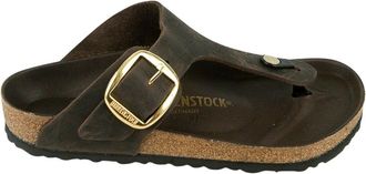Birkenstock unisex, Chaussures, Brun, Taille: 39 EU Flat Sandales