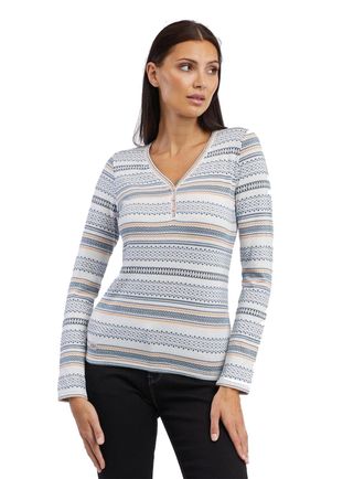 Ragwear Pinkki Tribe Longsleeve (DE/NL/SE/PL, Alphanumerisch, L, Regular, Regular, Off White)