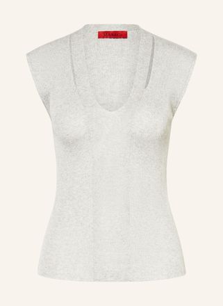 Max & Co. Max & Co. Stricktop Otello Mit Cut-Outs grau