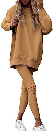 Generic Surv&ecirc;tement pour femme - Surv&ecirc;tement de sport - Tenue de fitness - Pull et pantalon de jogging - Mode - Loisirs - Surv&ecirc;tement pour yoga, entra&icirc;nement,