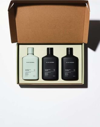 Blind Barber Essential Shower - Geschenkset, 3x350 ml - 19% Ersparnis-Keine Farbe