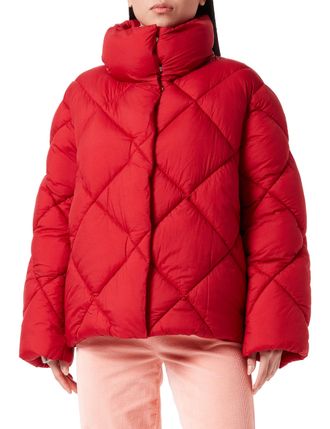 Benetton Damen 25WUDN016 Weste, Kardinal Rot 38P, 42