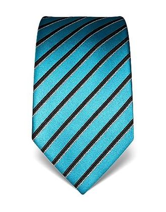 Vincenzo Boretti Cravate homme, pure soie, haute densit&eacute; de tissage, anti-t&acirc;ches, anti-salissures, hydrofuge, longue, accessoire &eacute;l&eacute;gant pour la chemise et costume - &agrave;