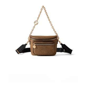 Borbonese Femme, Sacs, Brun, Taille: ONE Size Marsupio Mini Var.306