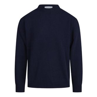 Daniele Fiesoli Pull &agrave; col rond c&ocirc;tel&eacute; - Homme - Pulls - Bleu - Taille: S