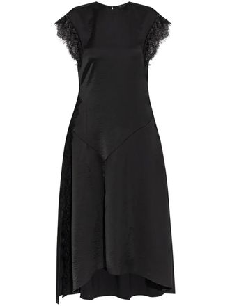 AllSaints robe Lyra à coupe mi-longue - Noir