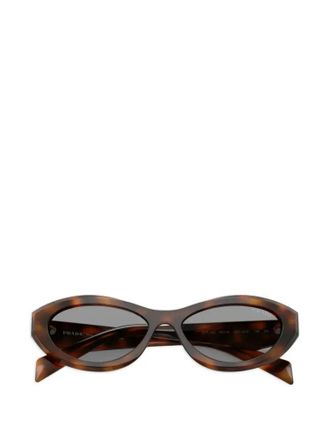Prada SPR26Z Tortoiseshell Cat-Eye Sunglasses - Brown
