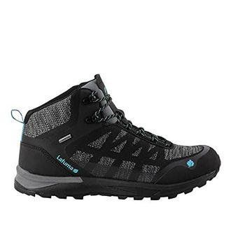 Lafuma Shift Mid Clim W - Chaussures de Randonnée Femme - Membrane Imperméable - Légères et Respirantes - Polyester Recyclé - Noir - 37 1/3 EU