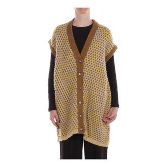 Manila Grace Damen, Strickwaren, Gelb, SGr&ouml;&szlig;e