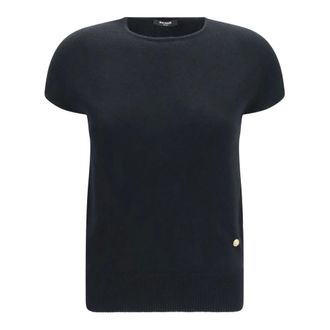 Balmain Pull sans manches en laine et cachemire - Femme - Pulls - Noir - Taille: 36 FR