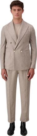 Autore Costume Malek en Laine M&eacute;lang&eacute;e - Homme - Costumes - Beige - Taille: XS