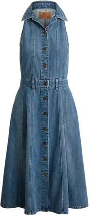 Ralph Lauren Femme, Robes, Bleu, Taille: 38 FR Robe chemise