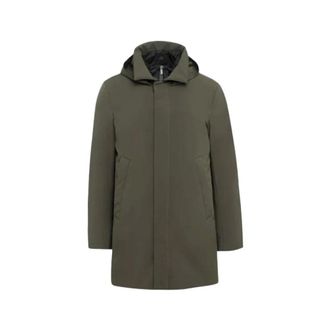 Sand Copenhagen Sand, Homme, Manteaux, Vert, Taille: L Techno Suede-Grayson
