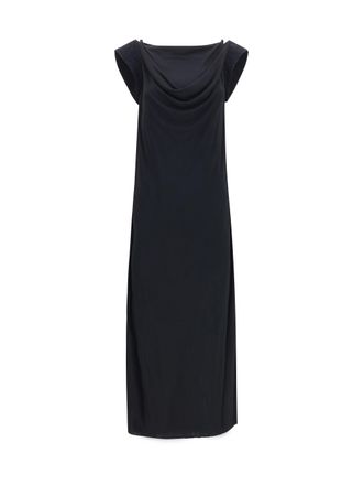 Bottega Veneta Womens Dress Viscose Cr&ecirc;pe Jersey Double Black