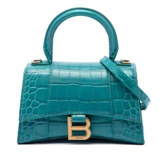 Balenciaga Pre-owned Hourglass Satchel - Femme - Pre-owned - Bleu - Taille: ONE Size