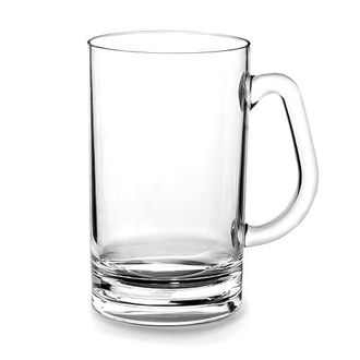 Lacor 63146 - Set de 6 verres à bière, Tritan, sans BPA, 500 ml, compatibles lave-vaisselle, réutilisables, polyvalents