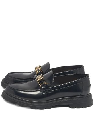 Dior Code Loafer aus Leder - Schwarz