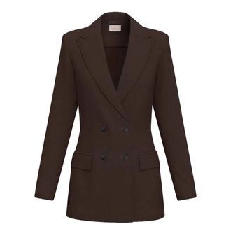 Marella Emmtavola Blazer - - Jackets - Damen - Braun - L