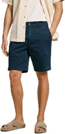 Pepe Jeans London Regular Chino Short, Bleu (Bleu dulwich), 30W Homme