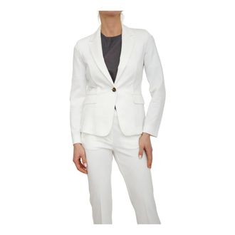 Marella Femme, Vestes, Blanc, Taille: 44 FR Giacca in Jersey