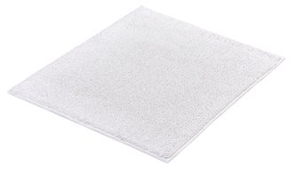 Kleine Wolke Badteppich Chrissy, Farbe: Weiss, Material: 100 % Baumwolle, Gr&ouml;&szlig;e: 55x 65 cm