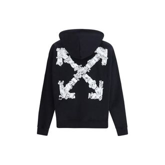 Off-white Mens Black Cotton Sweatshirt Clothing