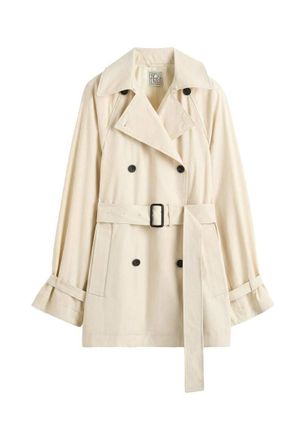 Toteme Damen Trenchcoat aus Baumwolle