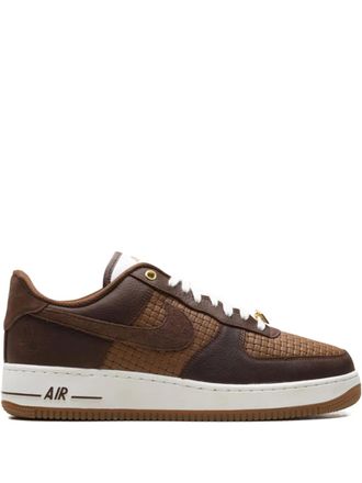 Nike Gewebte Air Force 1 Sneakers - Braun