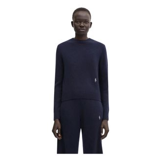 Sporty & Rich SRC Kaschmir Pullover - - Knitwear - Damen - Blau - M