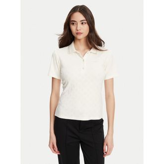 Guess Poloshirt V5YP01 KCX12 Creme Regular Fit
