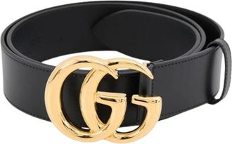 Gucci Ceinture Vintage en Cuir Pre-owned - Homme - Pre-owned - Noir - Taille: ONE Size