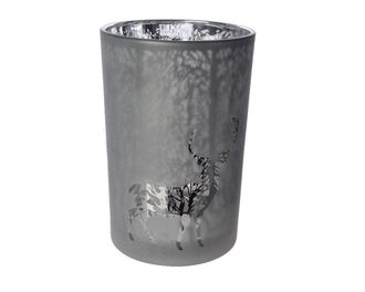 Kaemingk Teelichthalter Metall Grau 10 x 12,5 cm Dekorativ