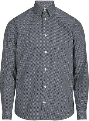 Au Printemps Paris Chemise slim-fit col classique en coton imprim&eacute;