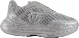 Pinko Pinko, Femme, Chaussures, Gris, Taille: 37 EU Rouen 1 Bubble Baskets