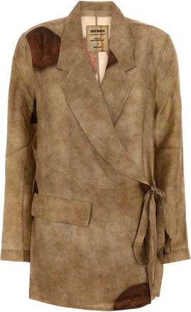Uma Wang UMA Wang, Femme, Vestes, Beige, Taille: 38 FR Blazers