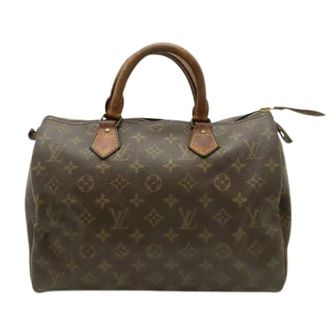 Louis Vuitton Sac &agrave; main Monogram en toile Pre-owned - Femme - Pre-owned - Brun - Taille: ONE Size