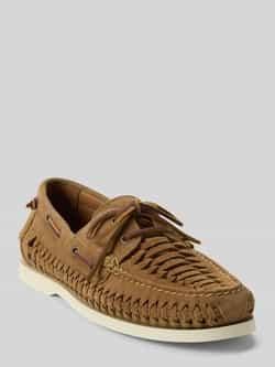 Polo Ralph Lauren Loafer aus echtem Leder mit Flecht-Details